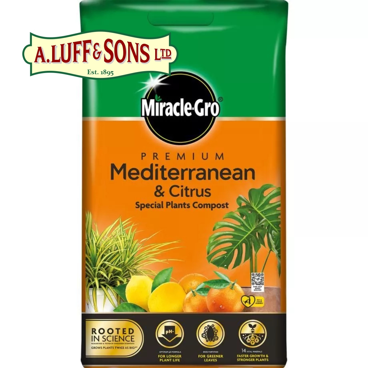 Miracle-Gro® Premium Mediterranean & Citrus Compost - Ripley Nurseries ...